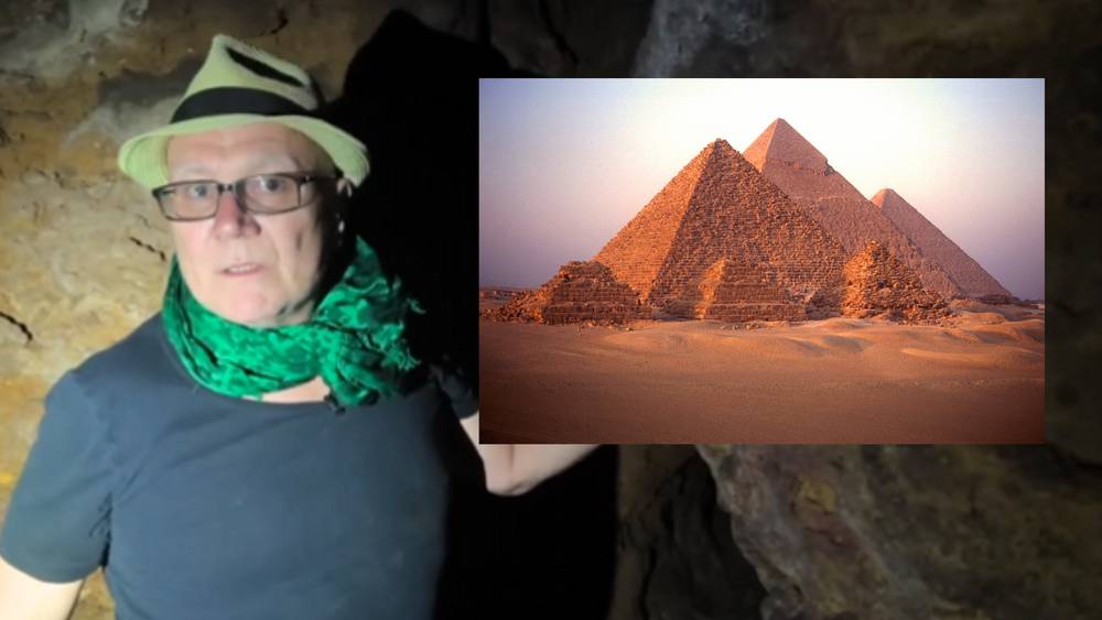 Hugh Newman Explores Secret Passages and Caves Under Egyptian Pyramids
