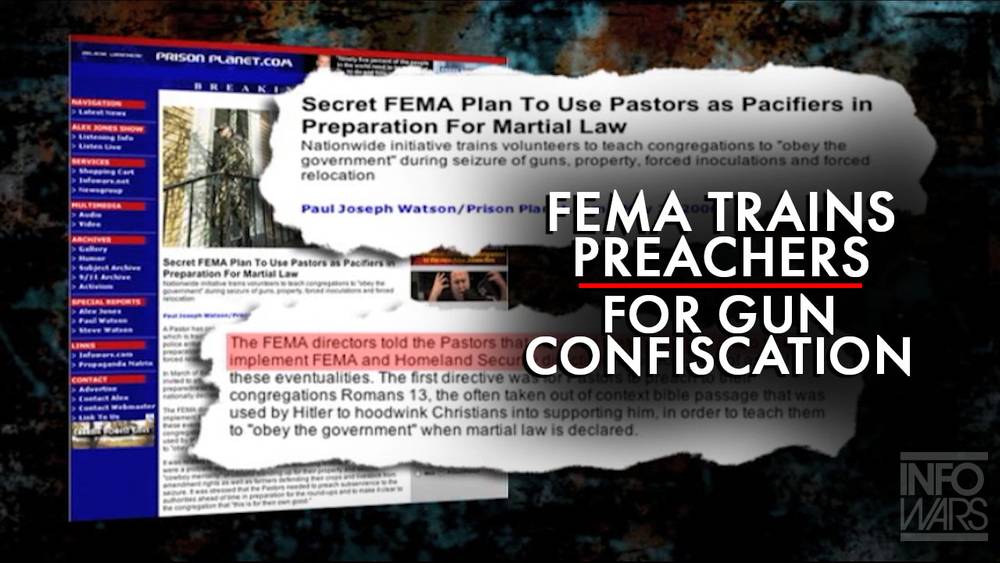 VIDEO: FEMA Trains Preachers for Gun Confiscation