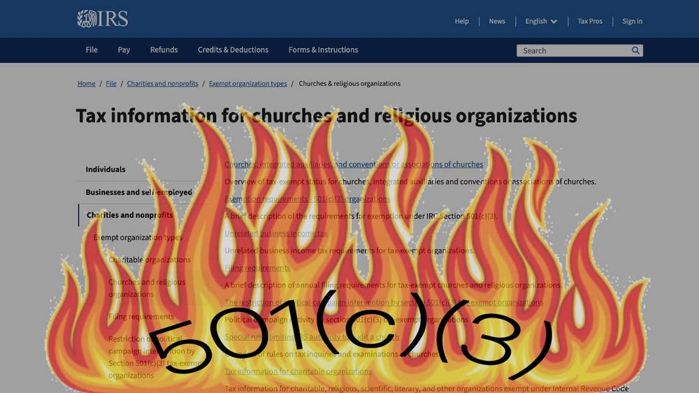 The 501(c)(3) Church Scam Exposed