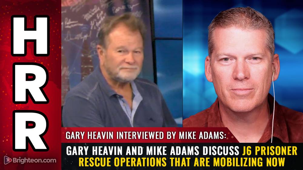 Gary Heavin and Mike Adams discuss J6 prisoner rescue operations that ...