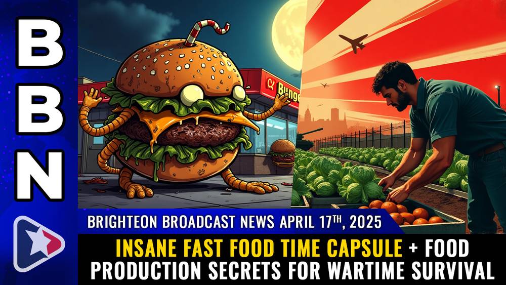 Brighteon Broadcast News, Apr 17, 2025 – INSANE fast food TIME CAPSULE ...